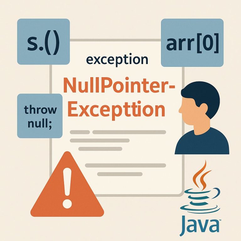 JavaのNullPointerException完全対策マニュアル｜発生パターン総まとめ＆防止テクニック解説 | サイゼントアカデミーブログ