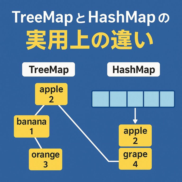 【徹底比較】JavaのTreeMapとHashMapの違いと使い分けを完全解説！ | サイゼントアカデミーブログ